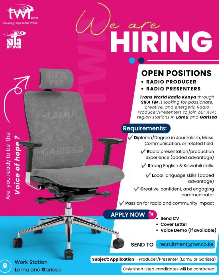 OPENING: RADIO PRODUCER/PRESENTER - Trans World Radio